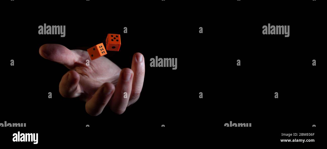 Dice is thrown hi-res stock photography and images - Alamy