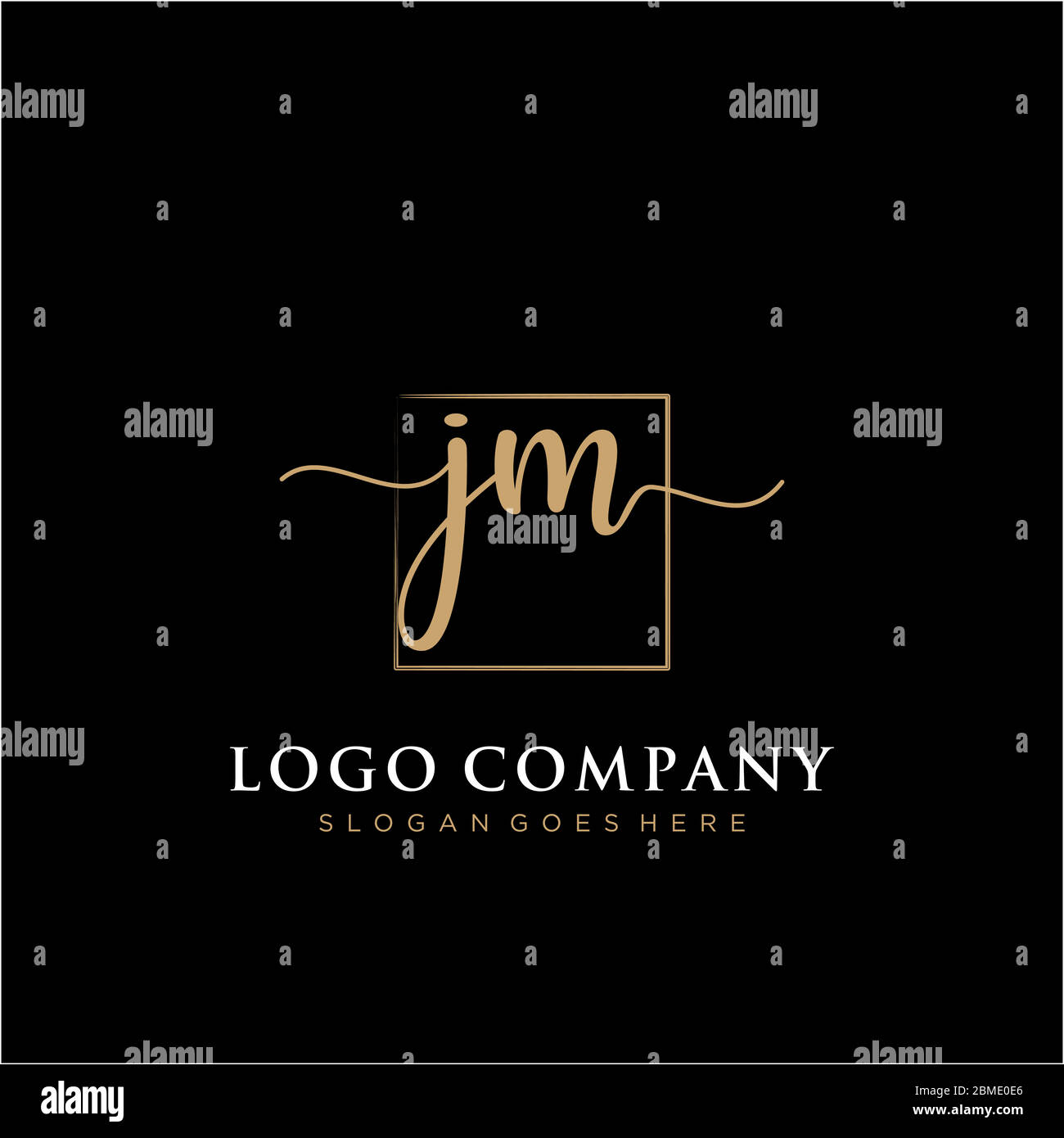 Jm template Stock Vector Images - Alamy