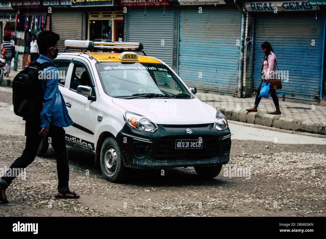 Nepal woman taxi hi-res stock photography and images - Alamy