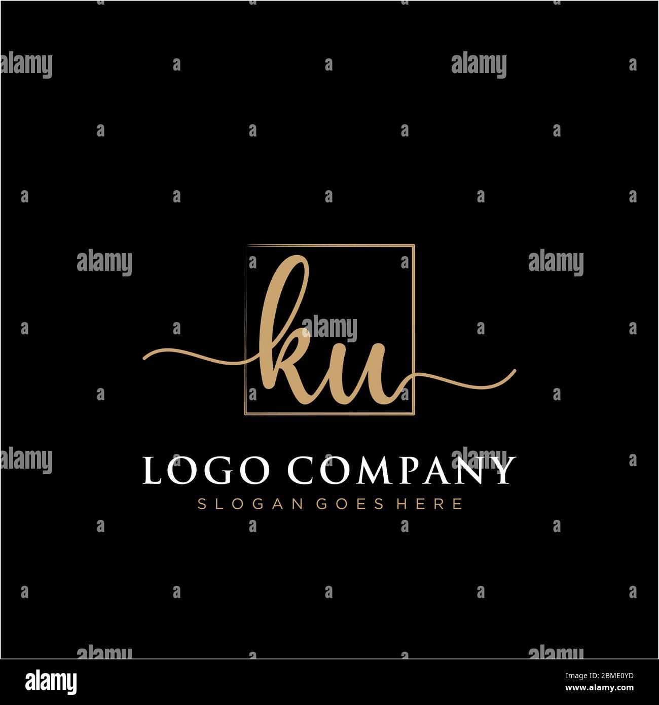 Ku font Stock Vector Images - Alamy