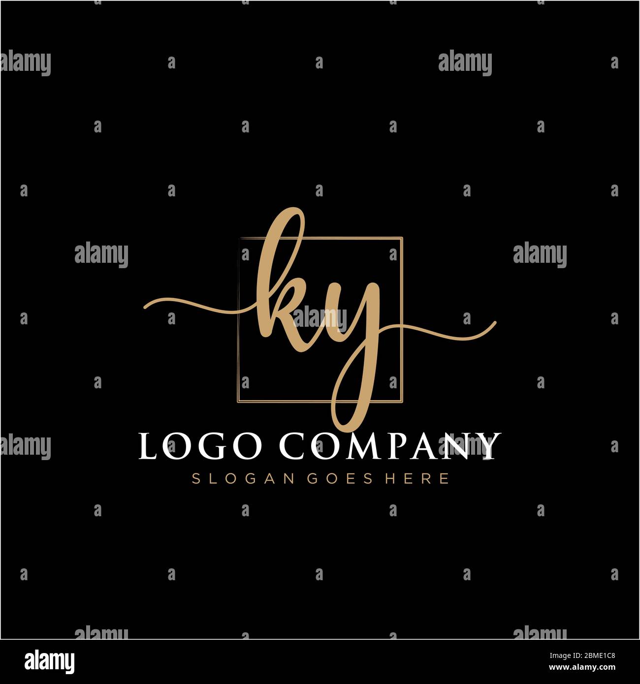 Ky logo vector vectors Stock Vector Images - Alamy