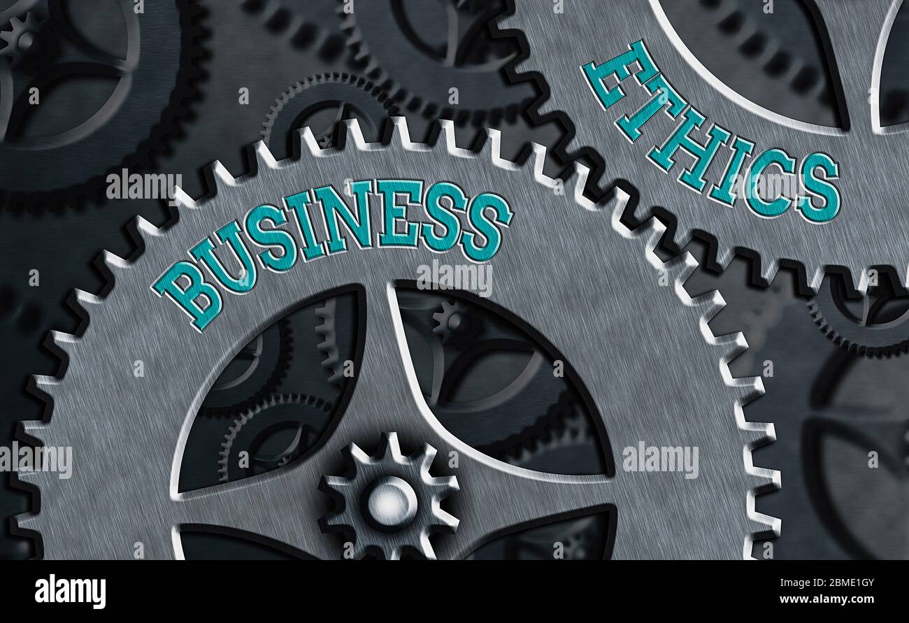 Writing note showing Business Ethics. Business concept for Moral ...