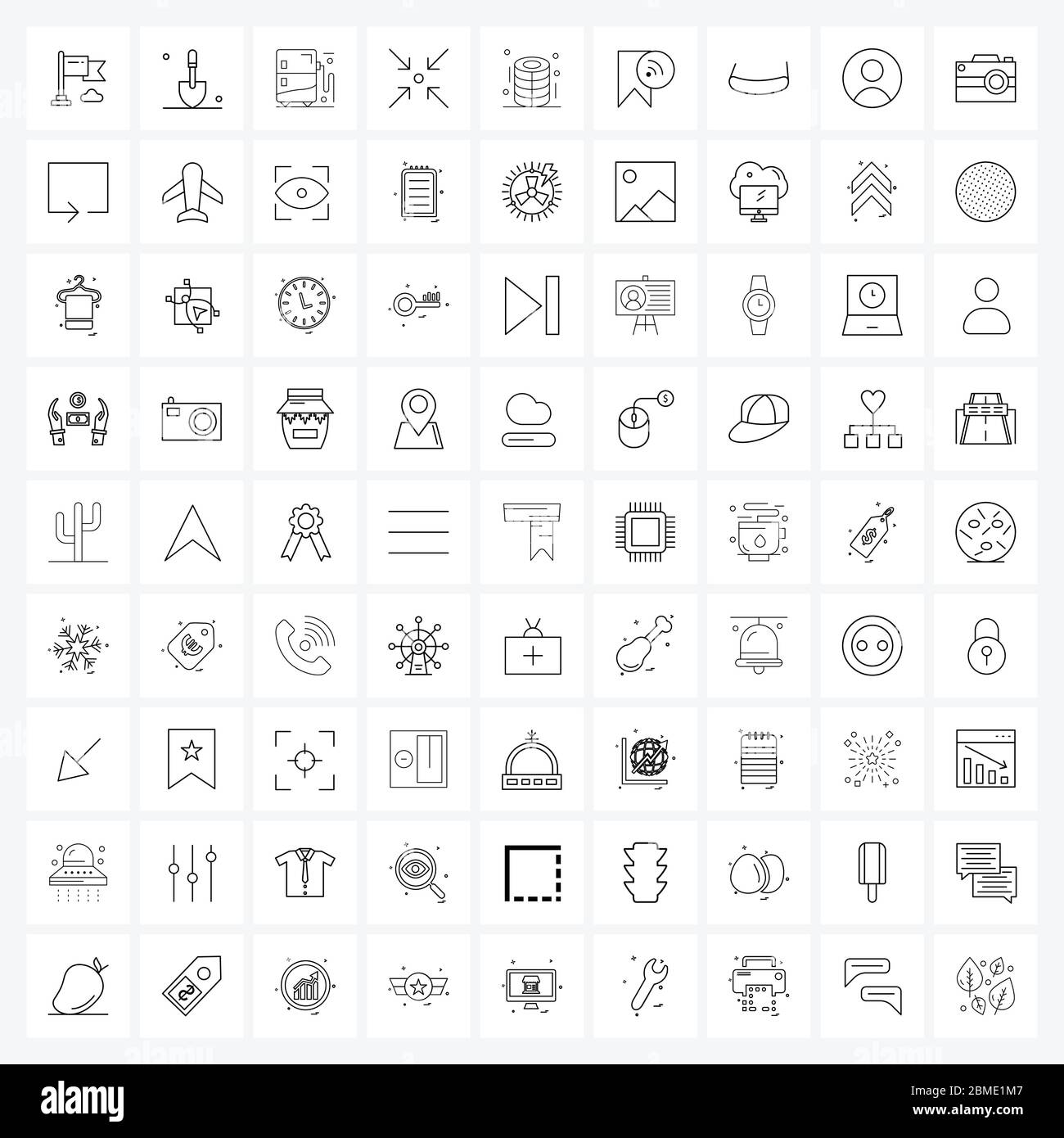Set of 81 UI Icons and symbols for database, maps, tool, map, arrow ...