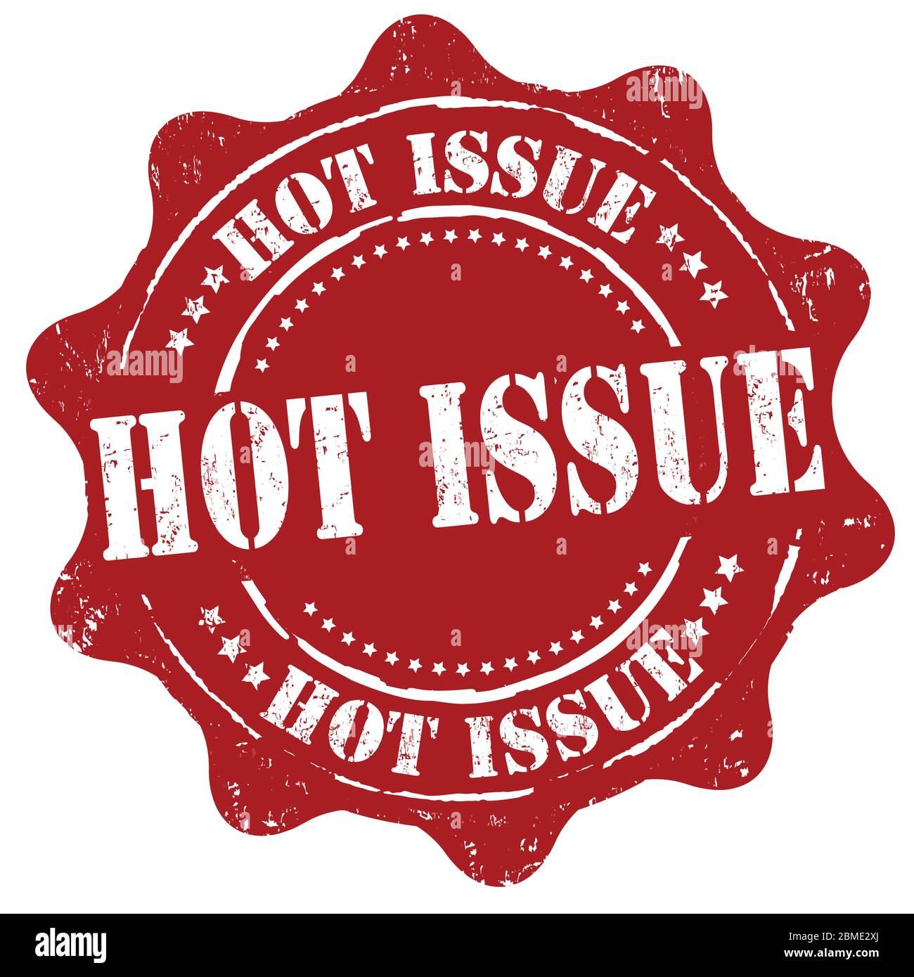 Hot issue sign or stamp on white background, vector illustration Stock ...
