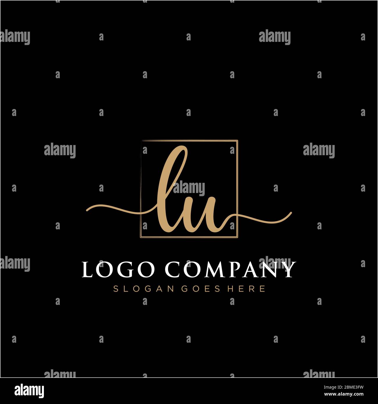 Lu logo vector vectors Stock Vector Images - Alamy