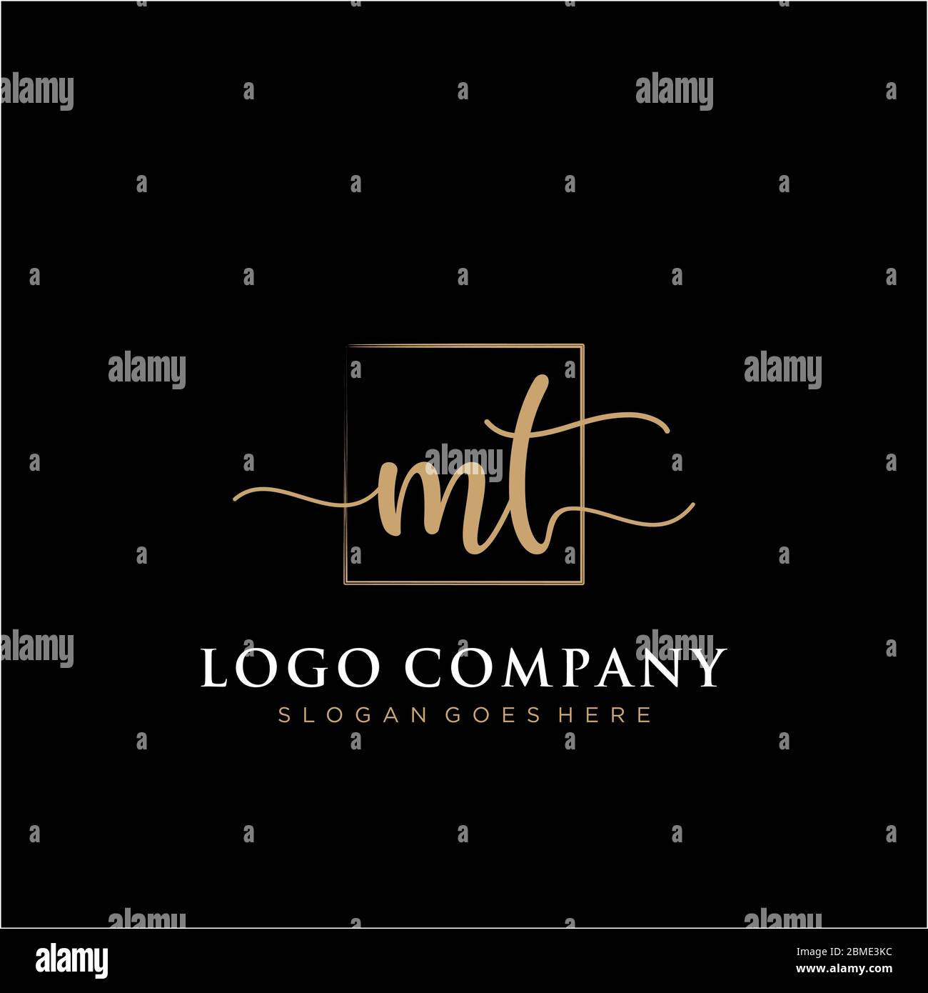 Mt font Stock Vector Images - Alamy