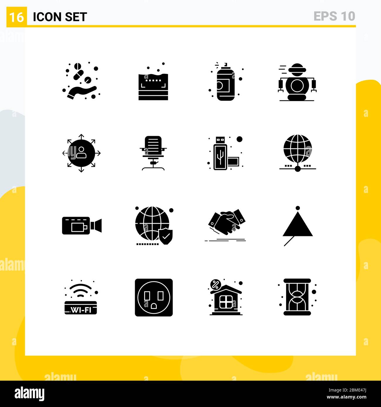 Robot arm paint spray Stock Vector Images - Alamy