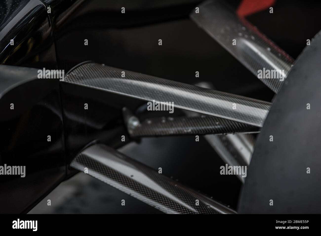 the detail of carbon fibre of a racing car Stock Photo - Alamy