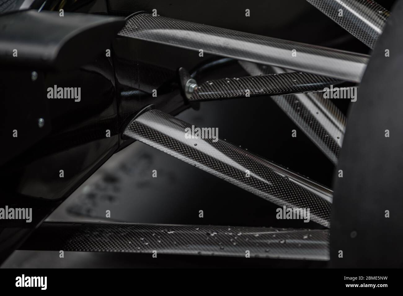 the detail of carbon fibre of a racing car Stock Photo - Alamy