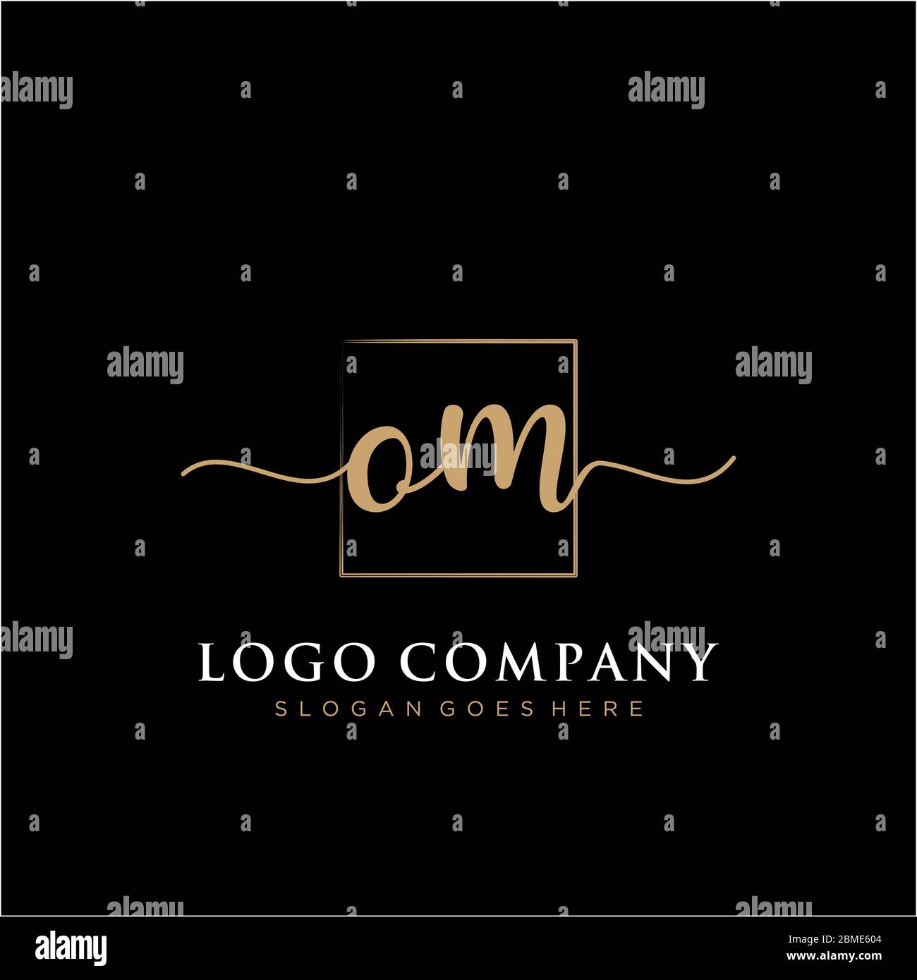 Om initial hi-res stock photography and images - Alamy