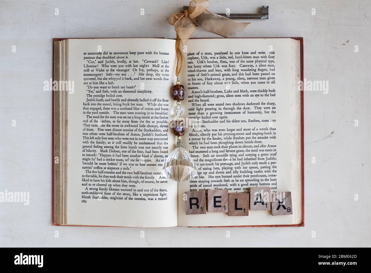 Relax in block letters Stock Photo - Alamy