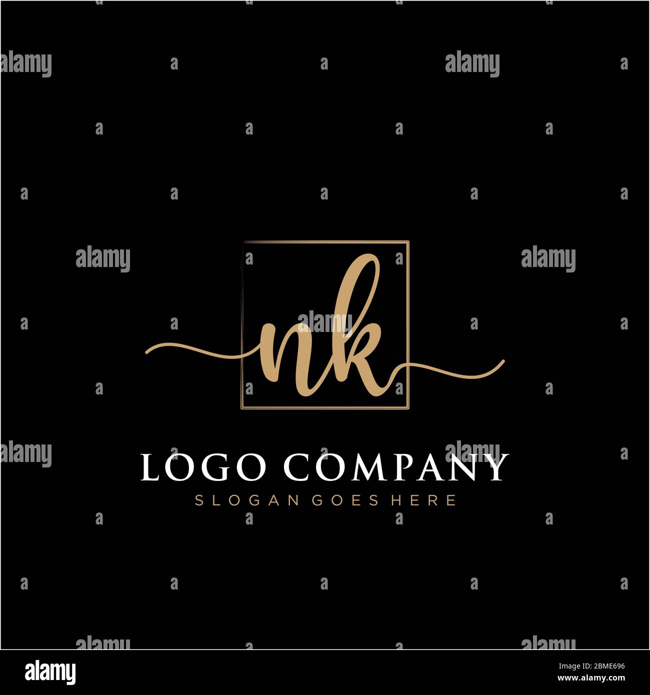 Letter nk vector vectors hi-res stock photography and images - Alamy