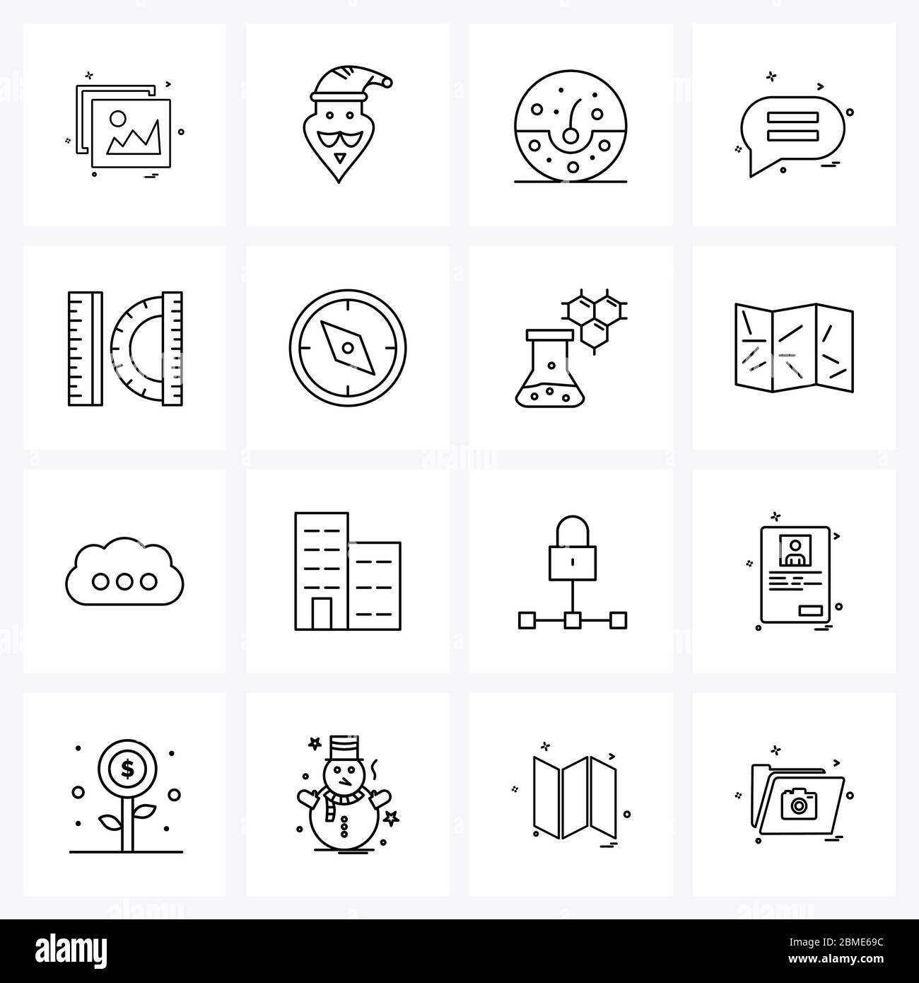 16 Universal Line Icon Pixel Perfect Symbols of education, conversation ... 16 Universal Line Icon Pixel Perfect Symbols of education, conversation ...