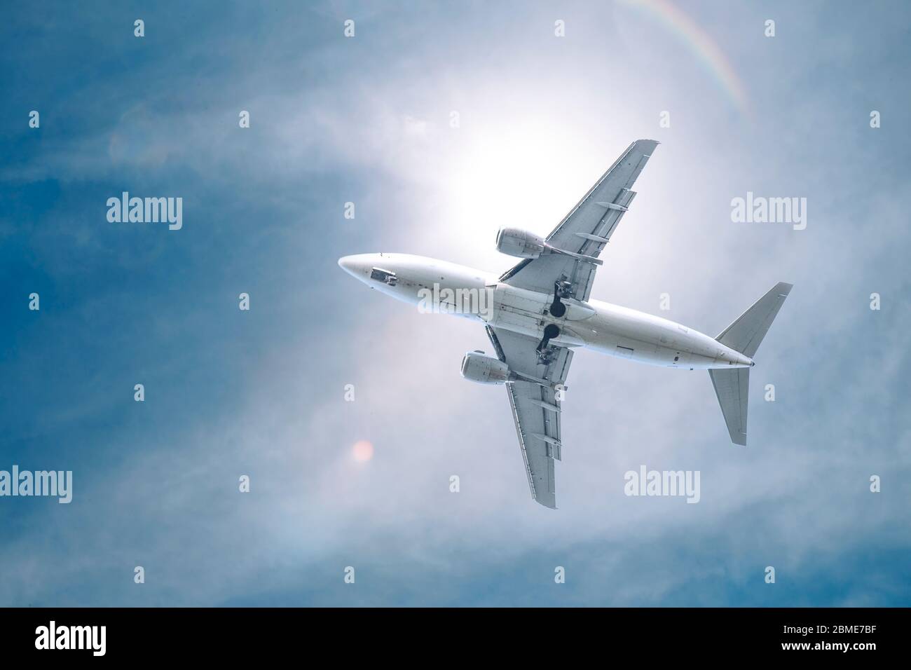 Jet airliner plane airplane over hi-res stock photography and images ...