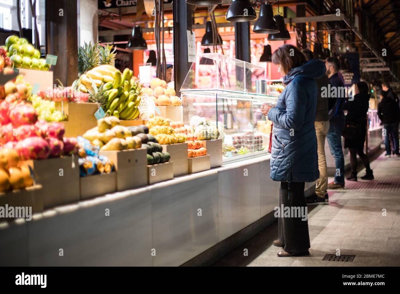 Scene from Madrid, Spain Stock Photo - Alamy