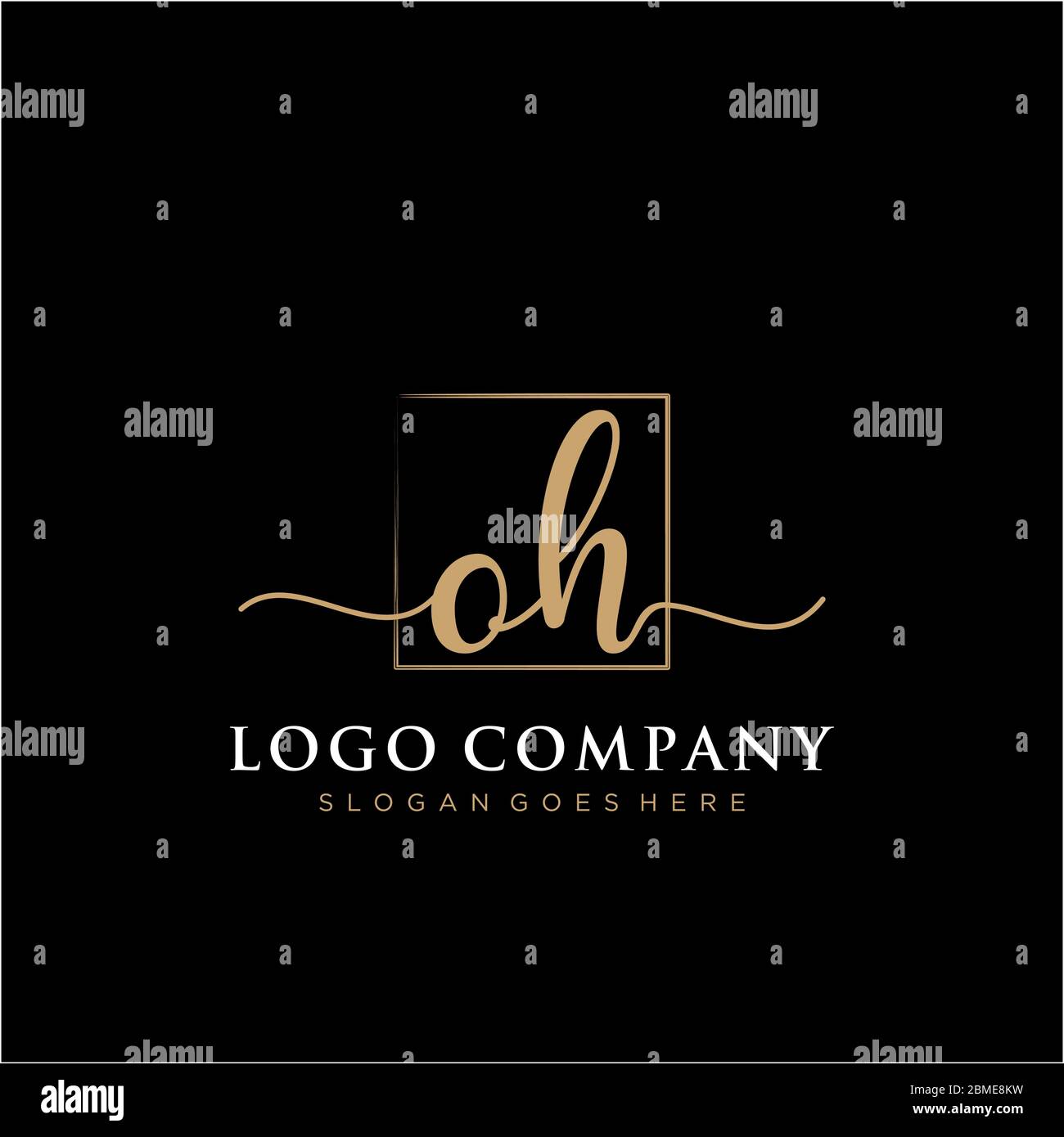 Oh logo vector vectors hi-res stock photography and images - Alamy