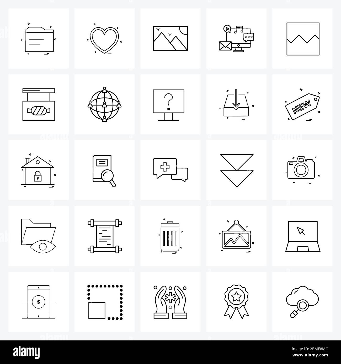 Gallery icon png hi-res stock photography and images - Alamy