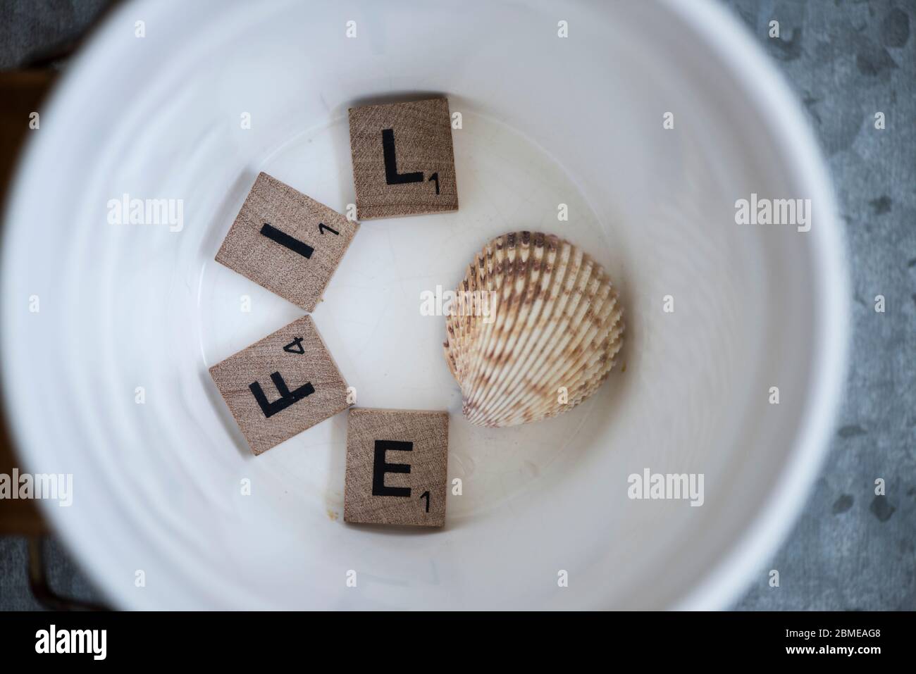 Life in block letters Stock Photo - Alamy