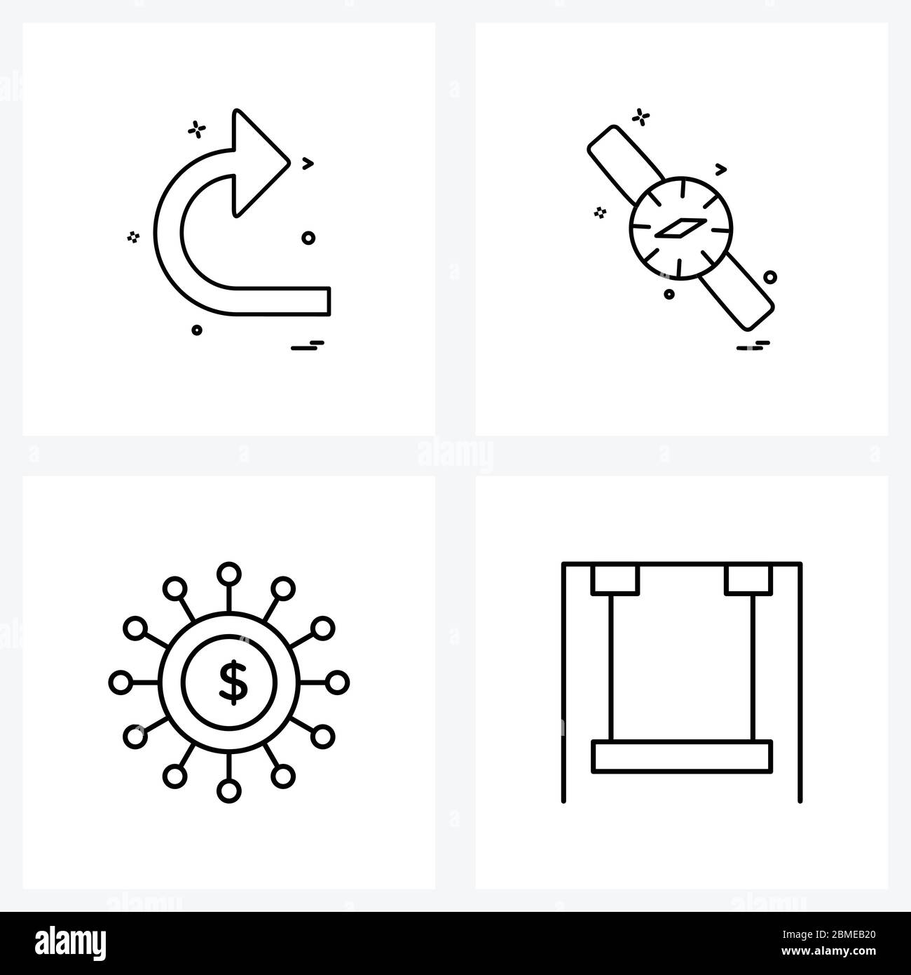 Swinging arrow Stock Vector Images - Alamy