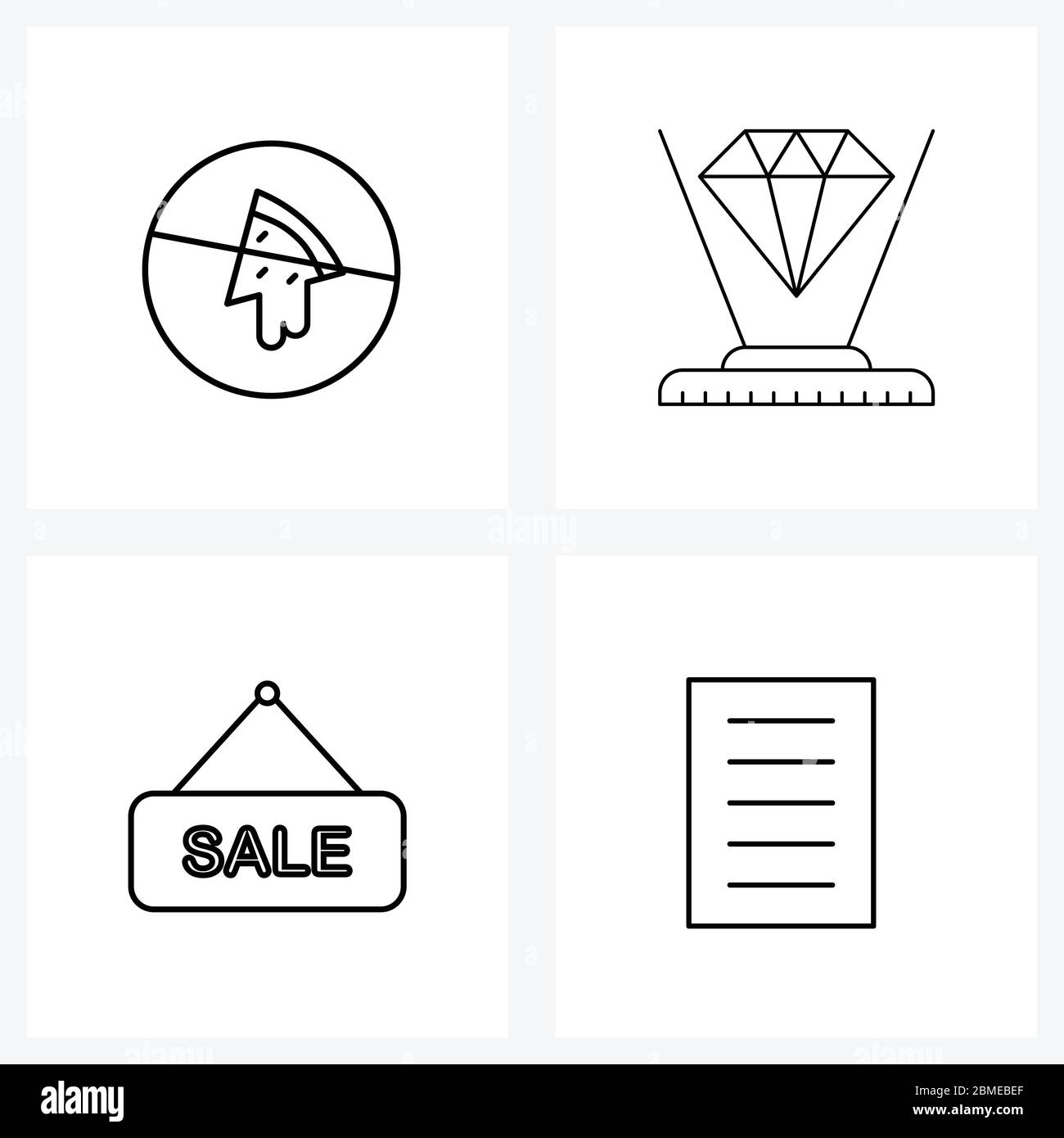 Food hologram Stock Vector Images - Alamy