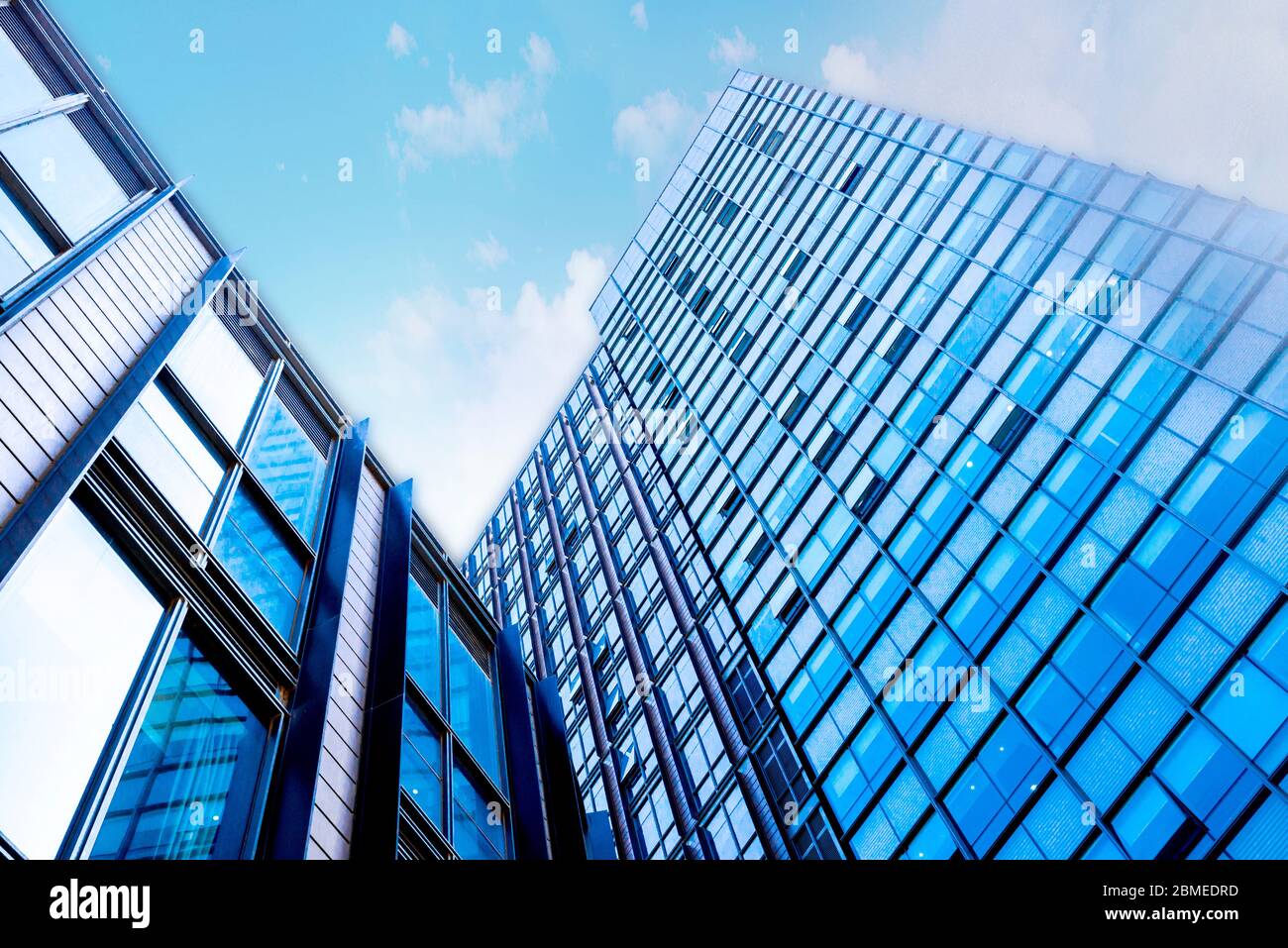 High - rise commercial buildings in modern city Stock Photo - Alamy