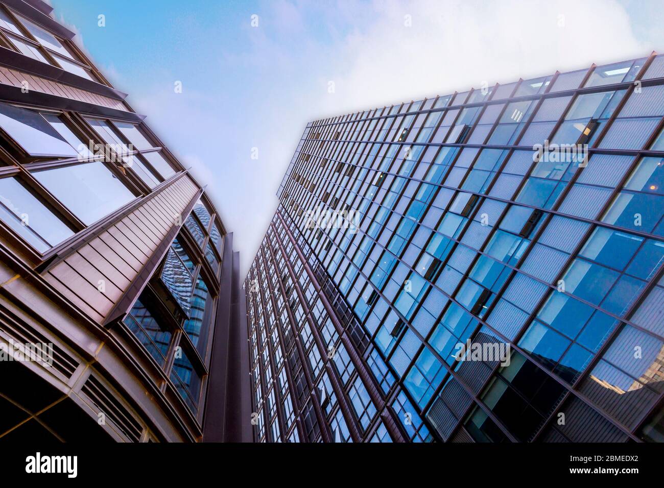 High - rise commercial buildings in modern city Stock Photo - Alamy