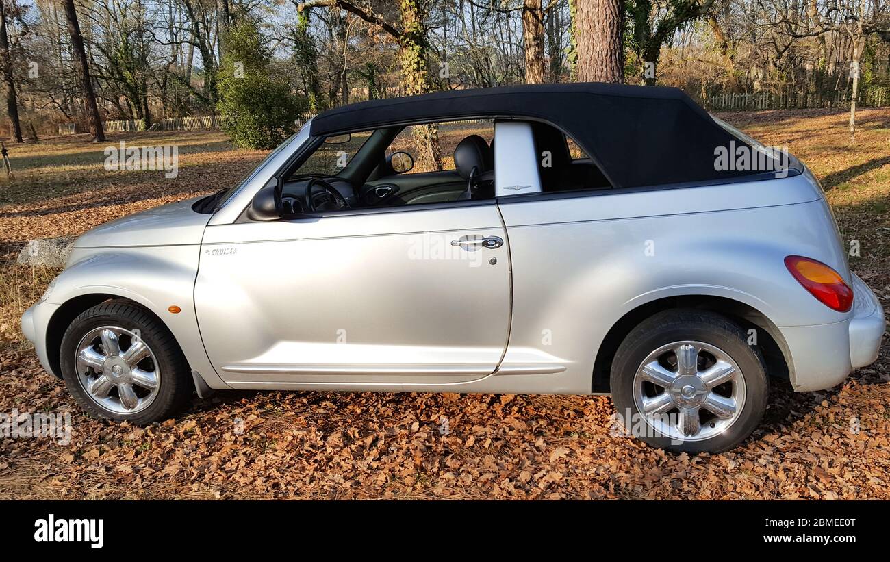 Bordeaux , Aquitaine / France - 05 05 2020 : Chrysler PT Cruiser grey ...