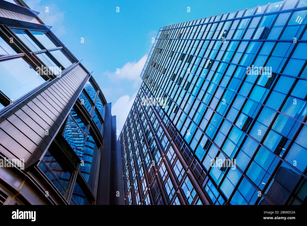 High - rise commercial buildings in modern city Stock Photo - Alamy