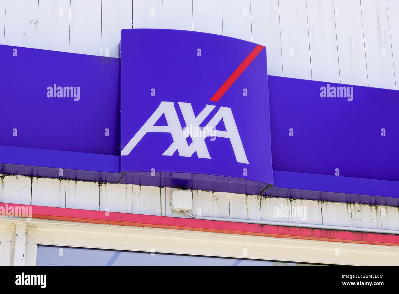 Axa logo design hi-res stock photography and images - Alamy