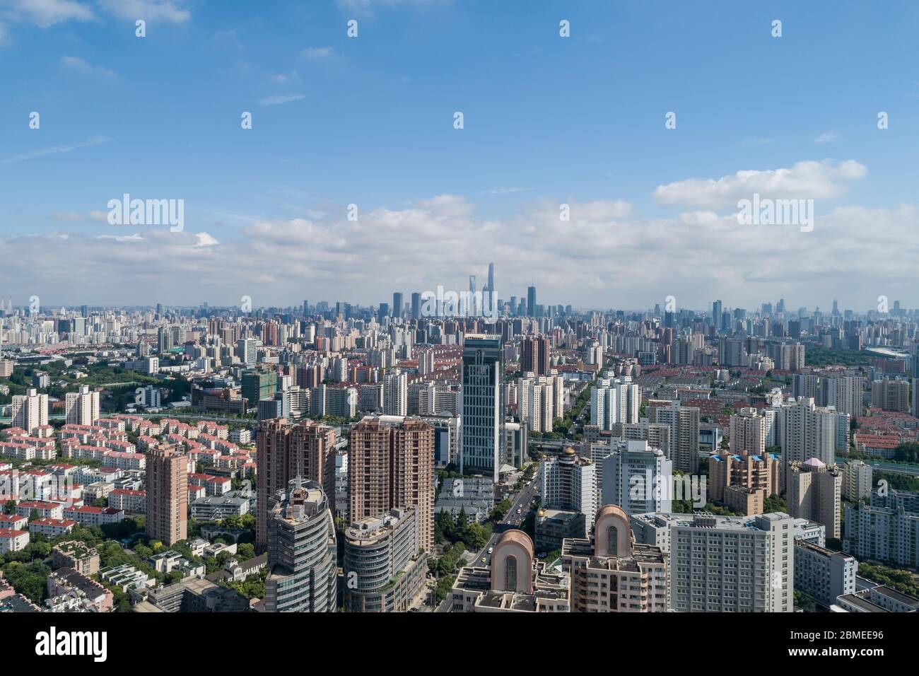View of a street in downtown shanghai hi-res stock photography and ...