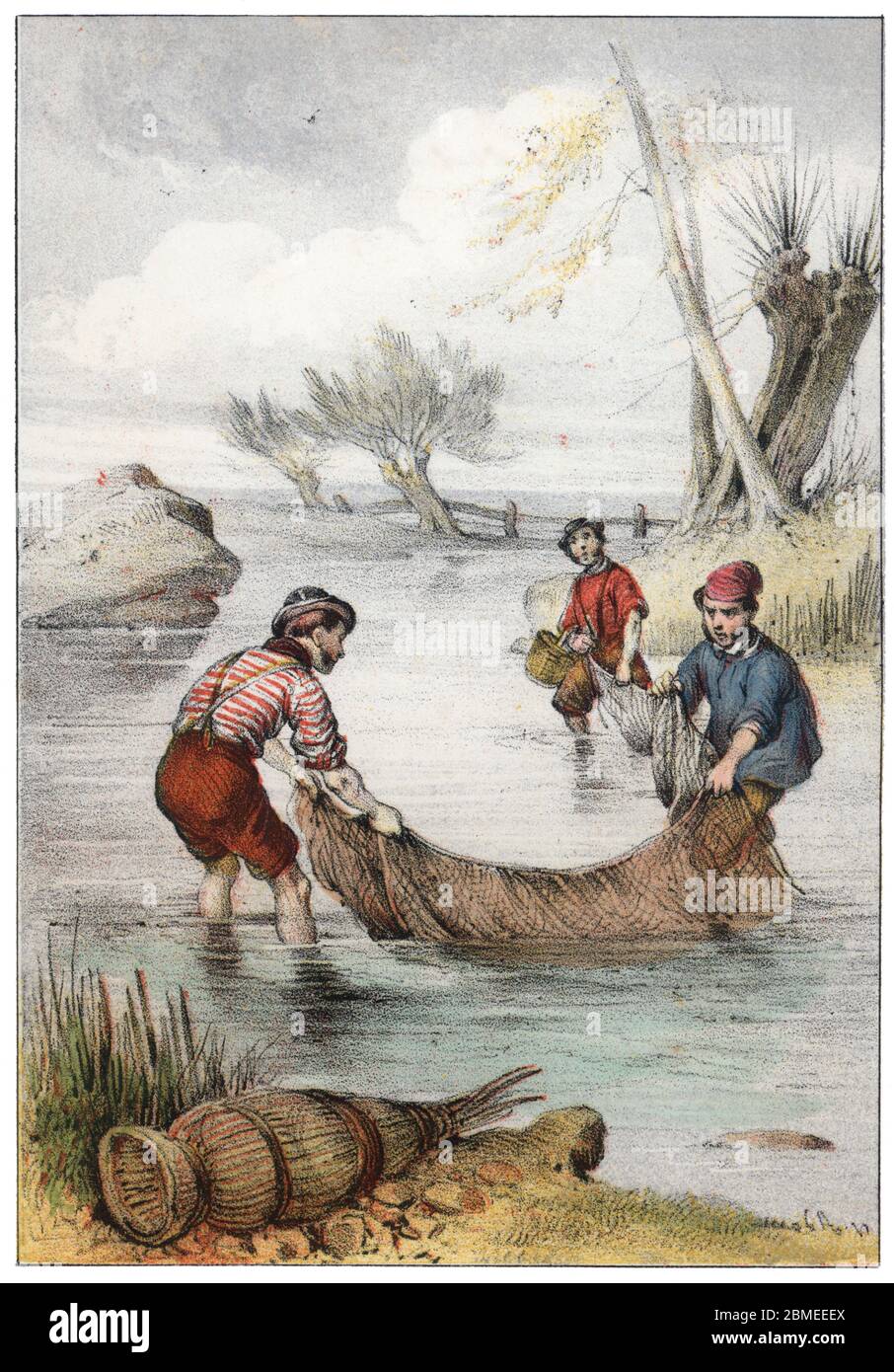 Pesca con red en rio hi-res stock photography and images - Alamy