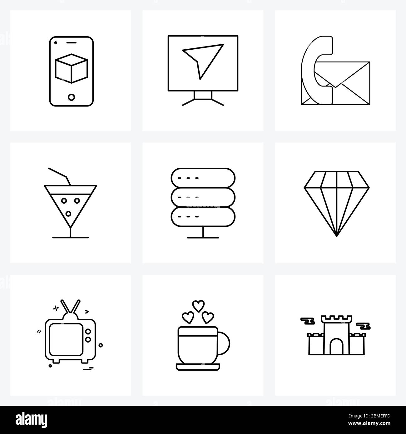 Fort diamond Stock Vector Images - Alamy
