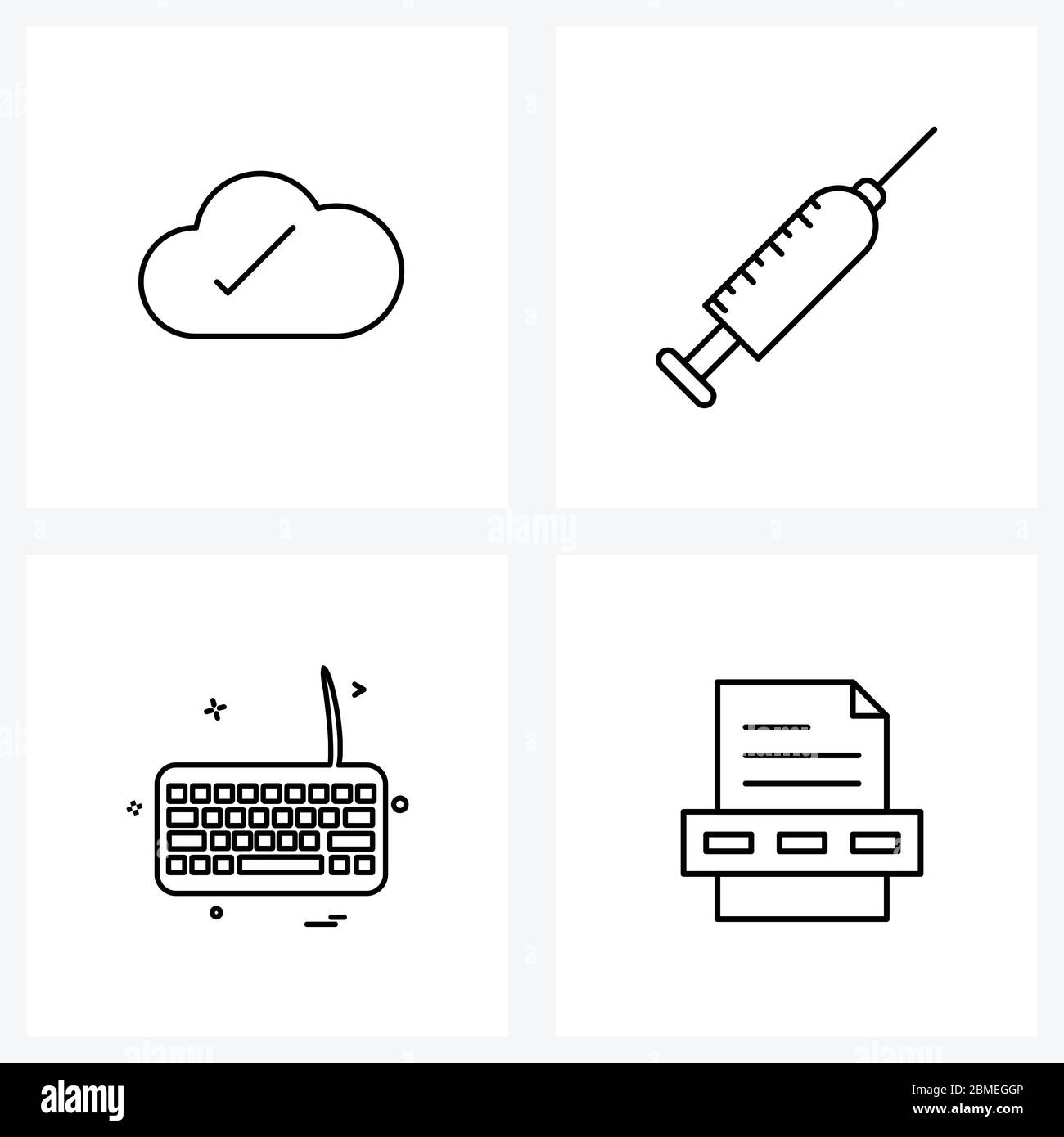 Cloudy tick Stock Vector Images - Alamy