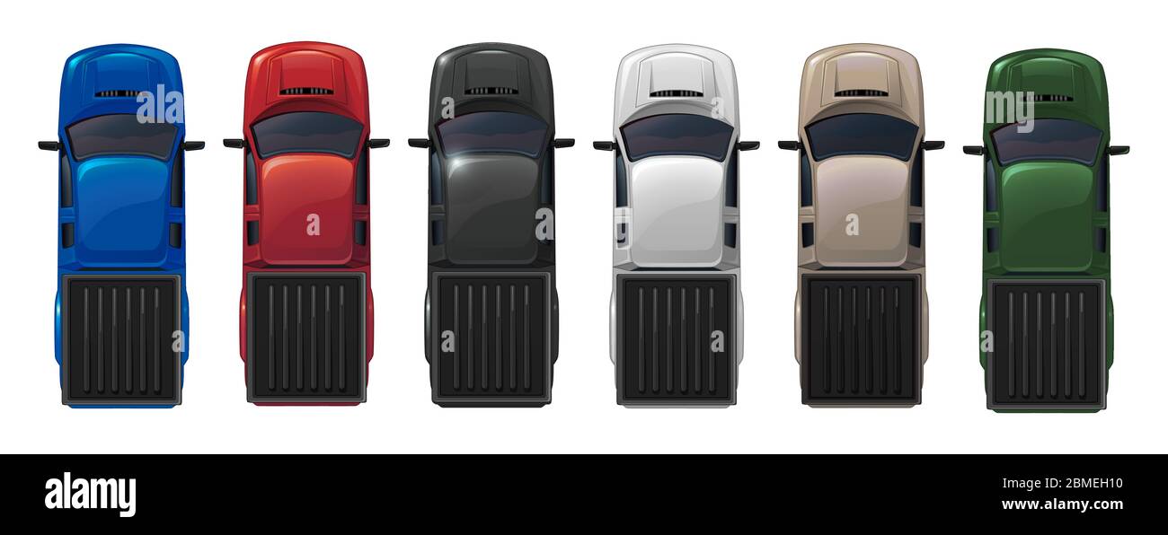 car top view sketch contour shape and side pickup , for parking scheme ...