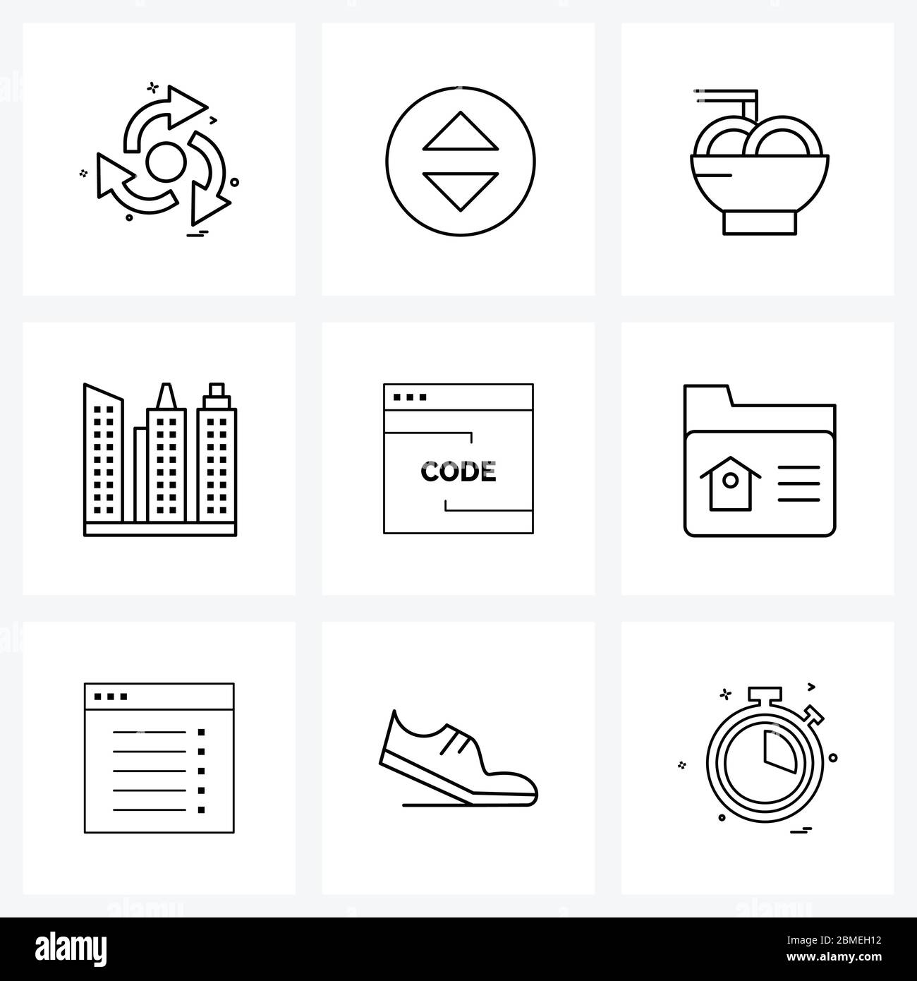 9 Universal Line Icon Pixel Perfect Symbols of programming, code ...