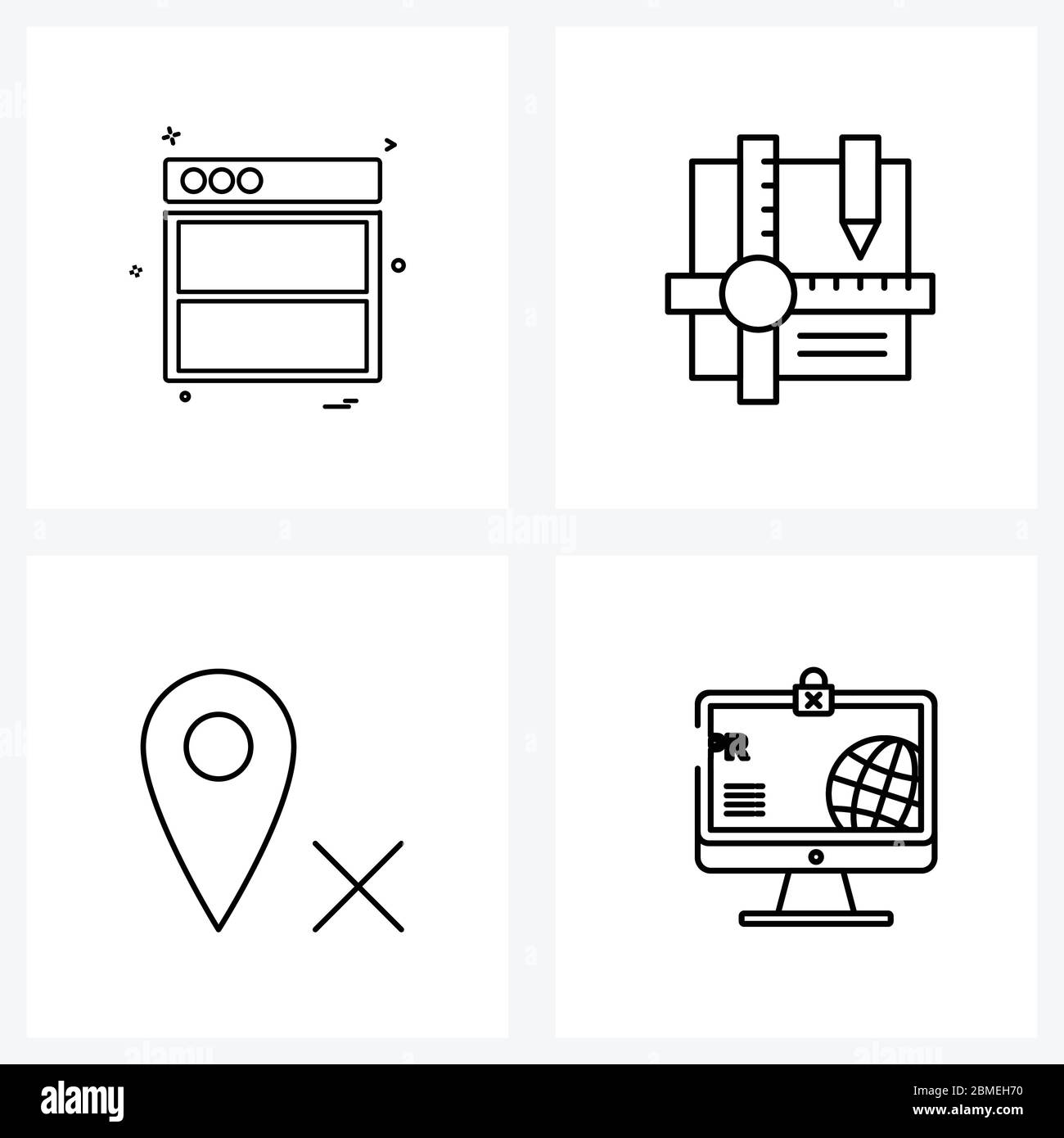 Artist location Stock Vector Images - Alamy