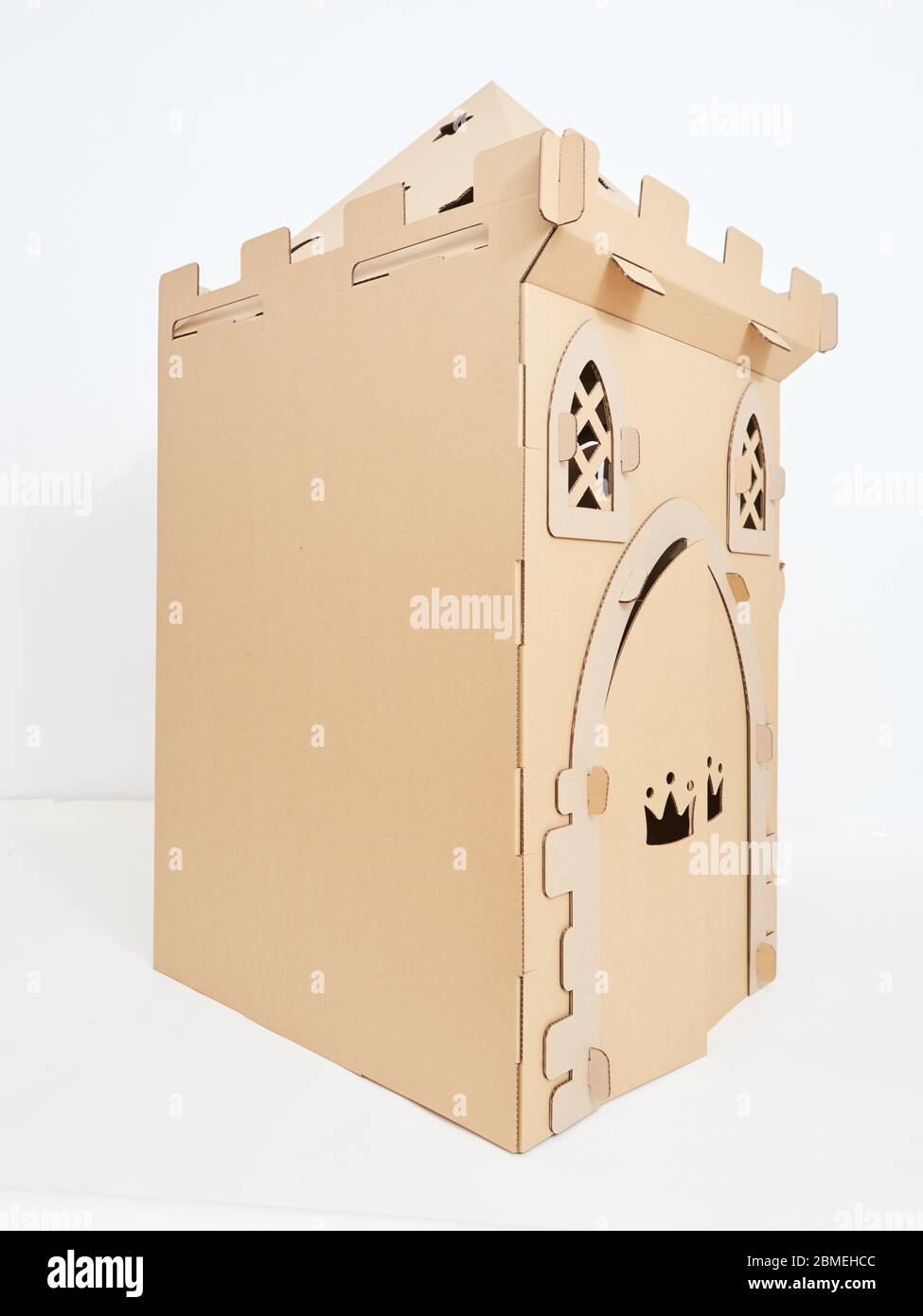 photo of medieval decorations made of cardboards Stock Photo - Alamy