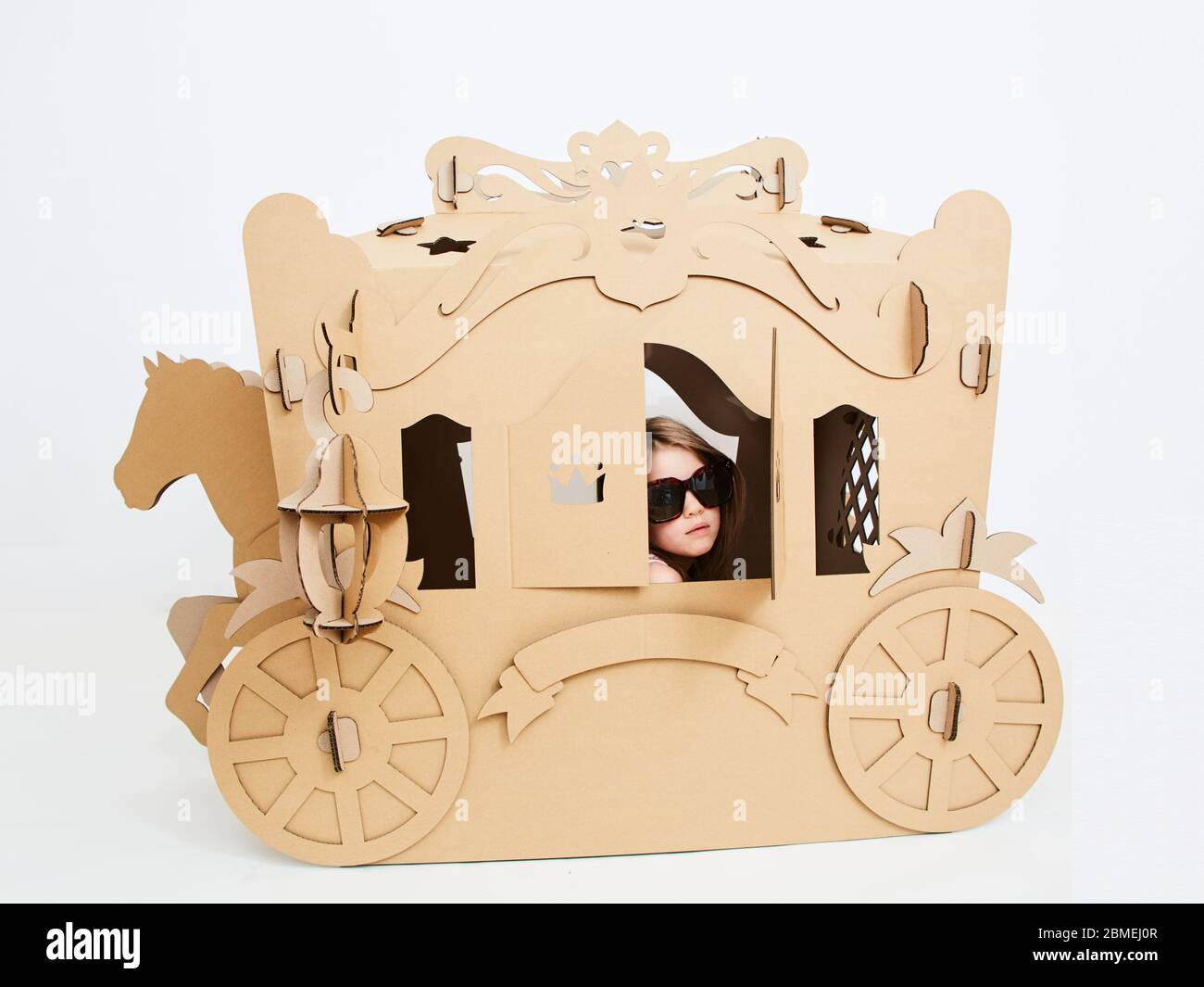 Horse Drawn Cinderella Princess Carriage High Resolution Stock ...