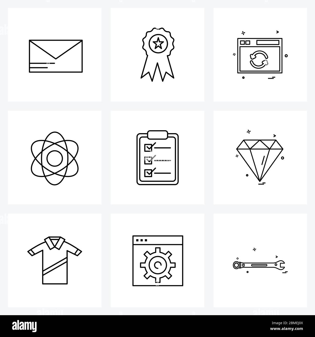 set-of-9-ui-icons-and-symbols-for-jewel-text-web-site-check-list