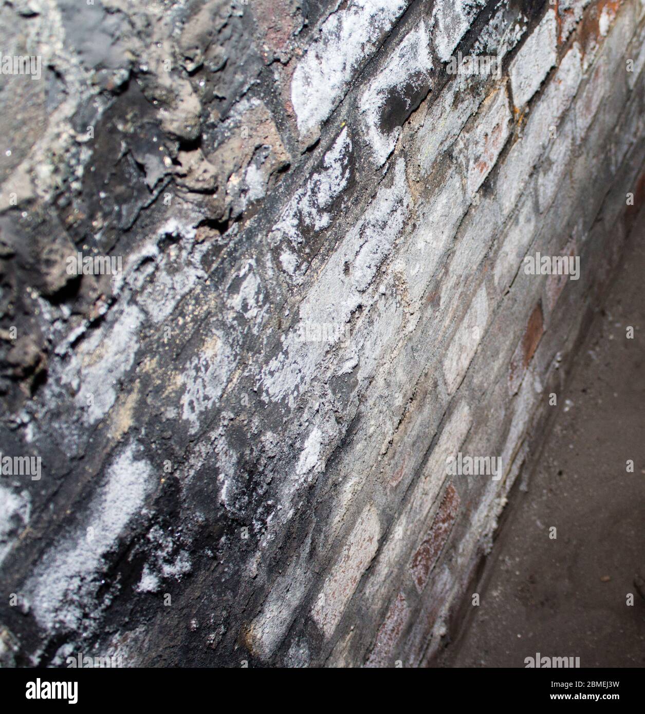 brick melted from the heat Stock Photo - Alamy