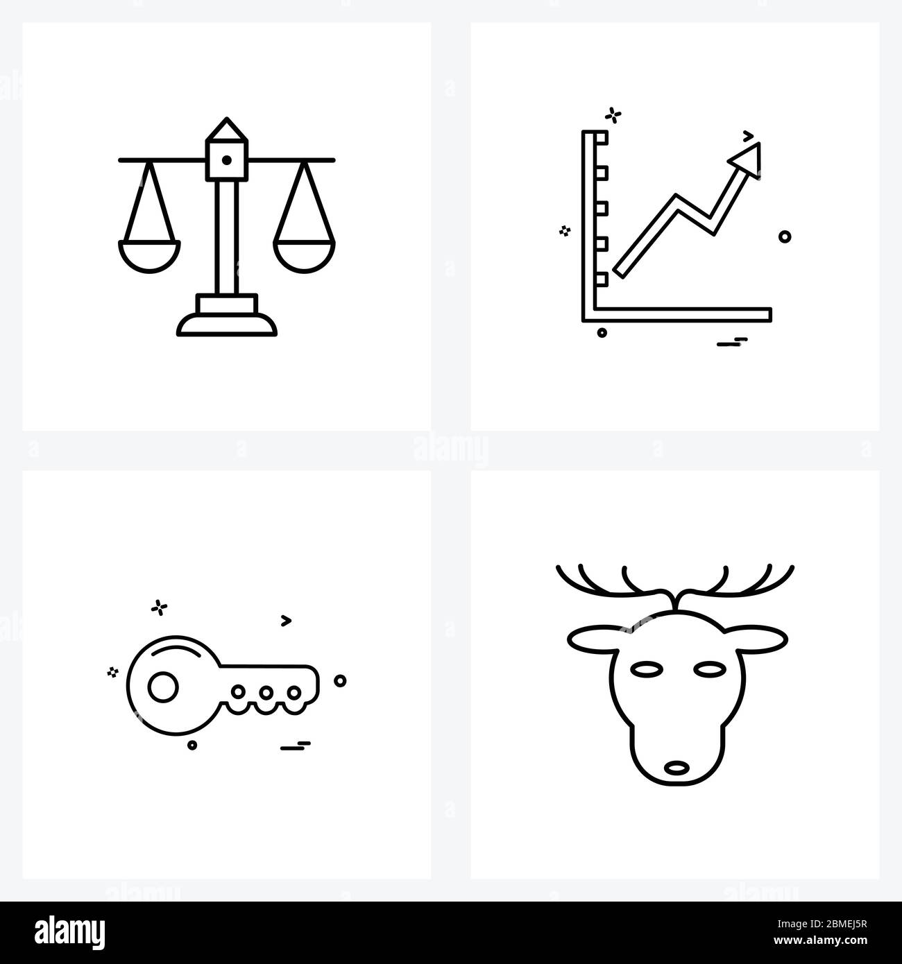 4 Universal Icons Pixel Perfect Symbols of balance scale, security, law ...