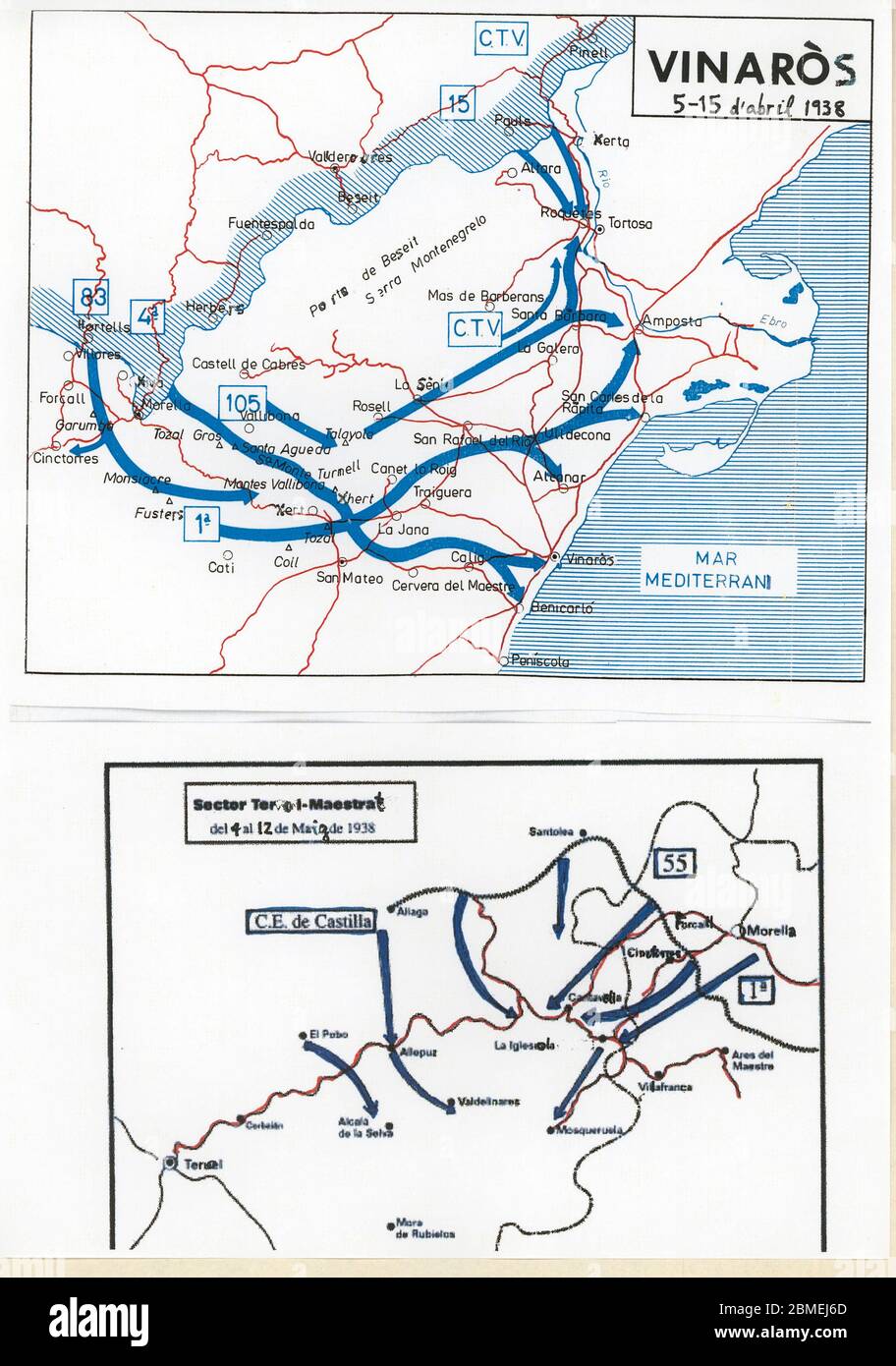 Map of morella hi-res stock photography and images - Alamy