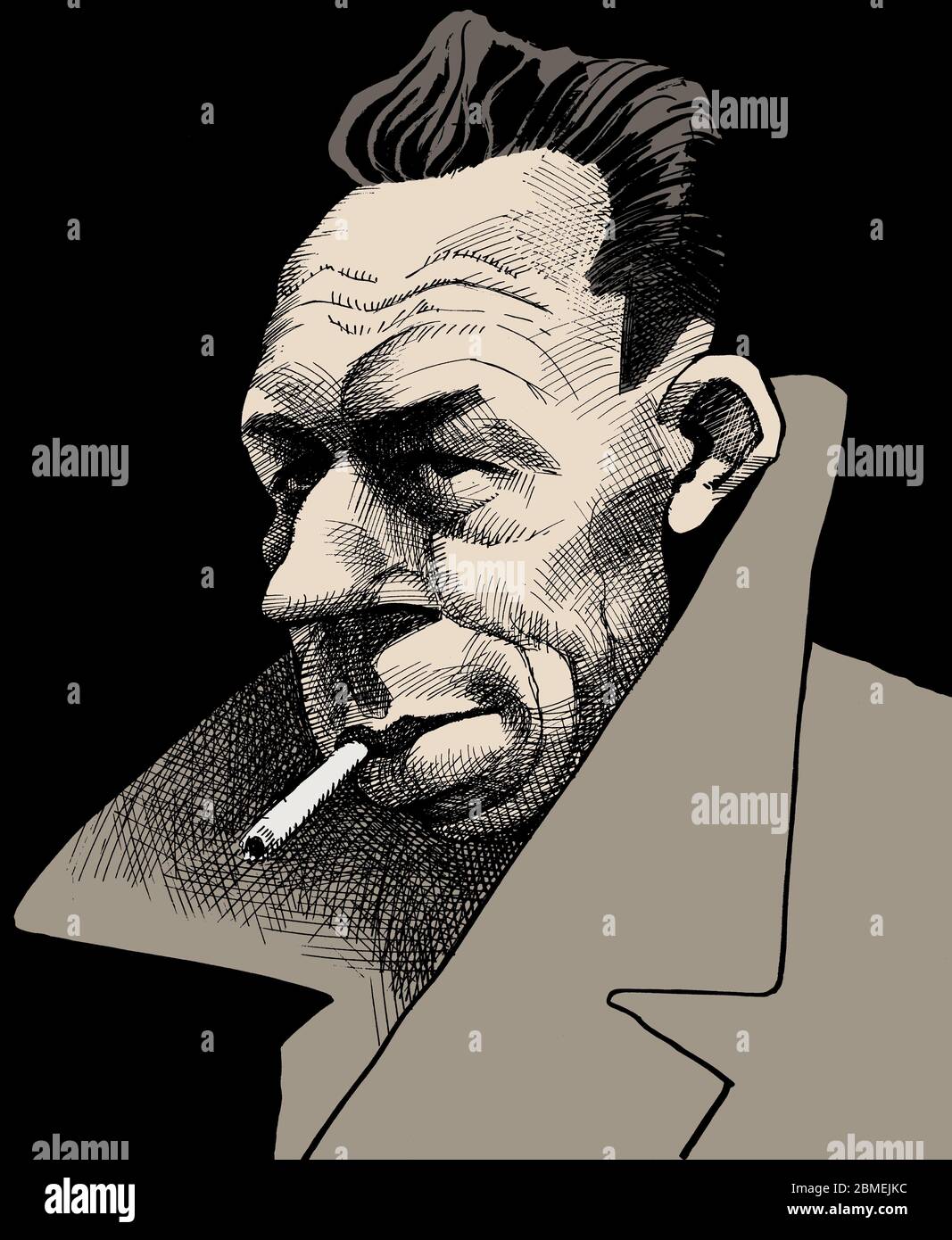 Albert Camus (1913-1960), escritor y filósofo francés de origen ...