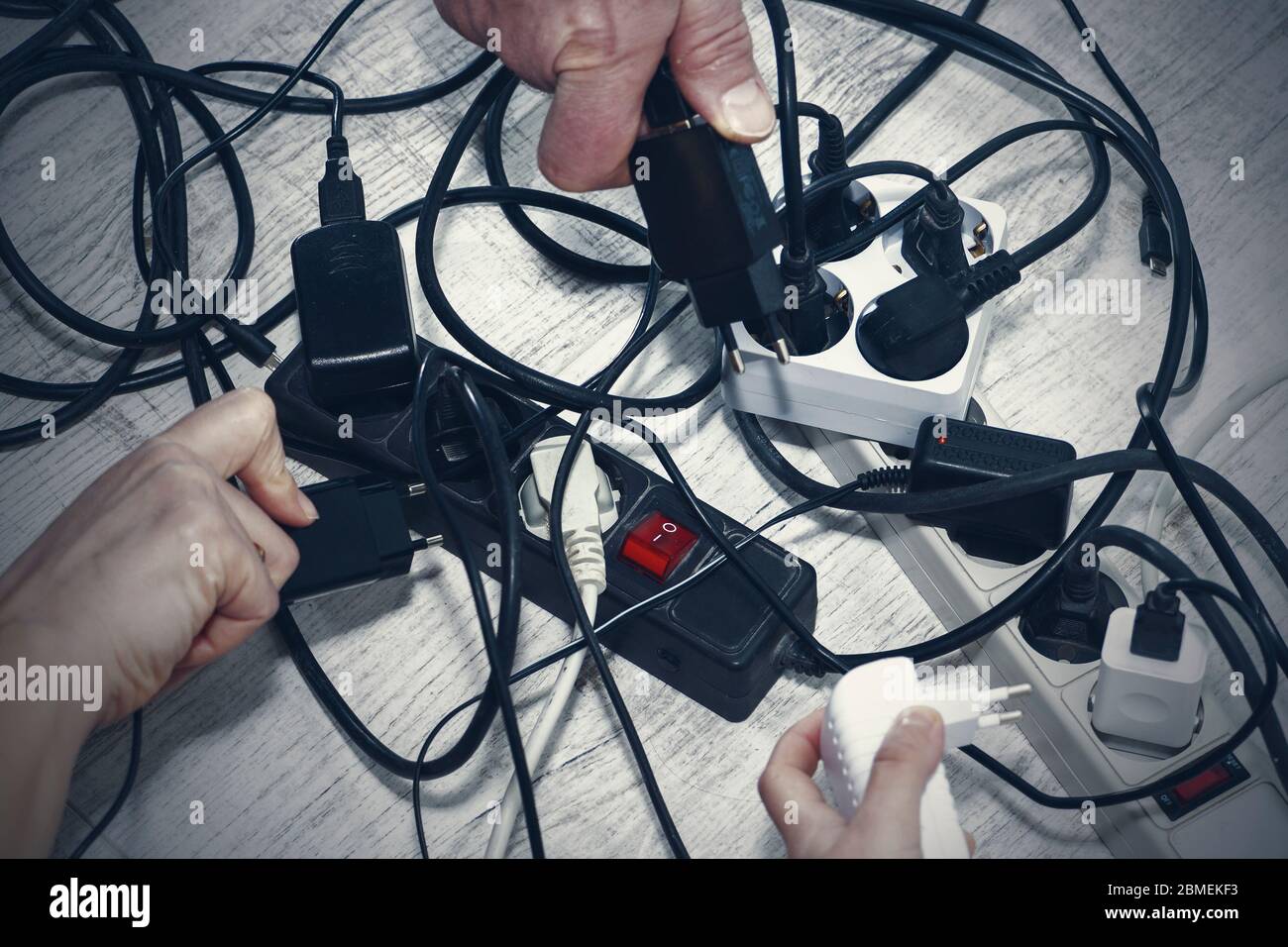 Overloaded power hi-res stock photography and images - Alamy