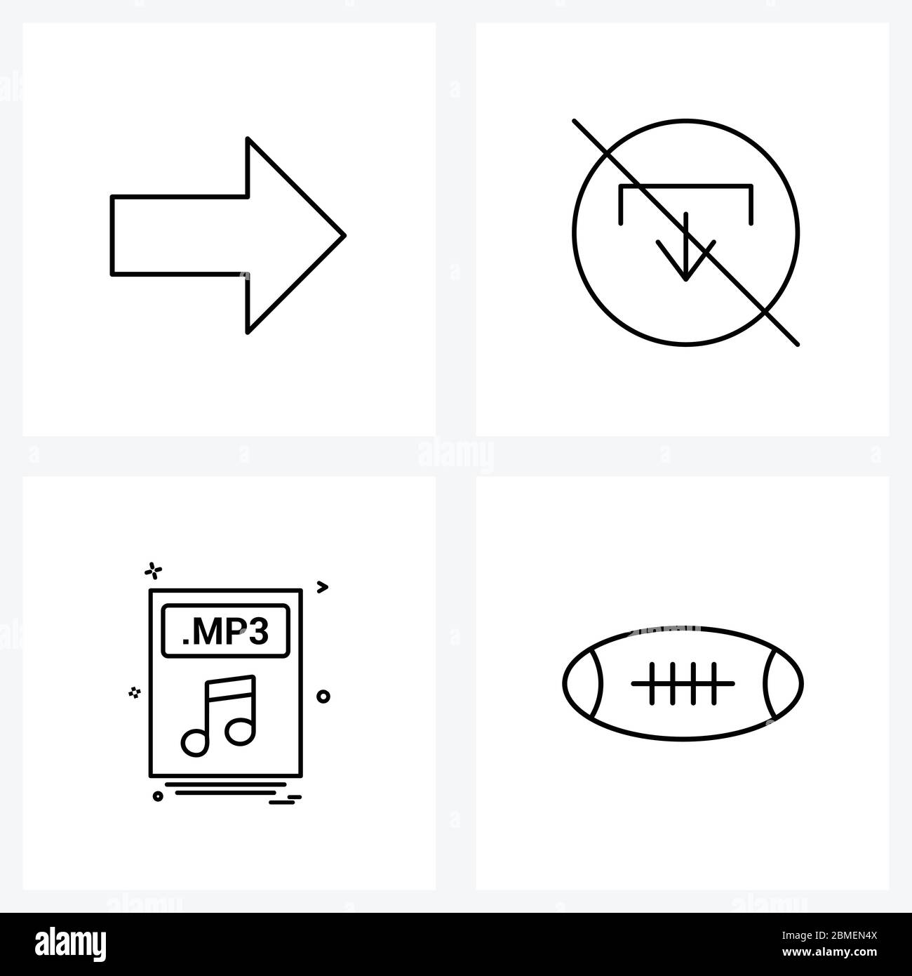 4 Editable Vector Line Icons and Modern Symbols of diagram, file ...