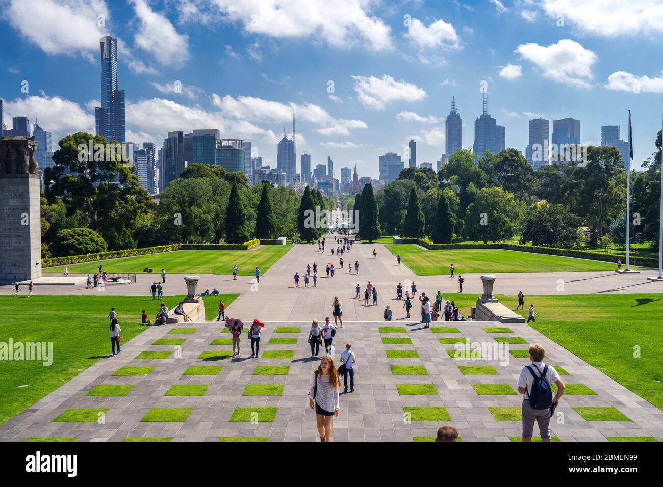 Melbourne city view hi-res stock photography and images - Alamy