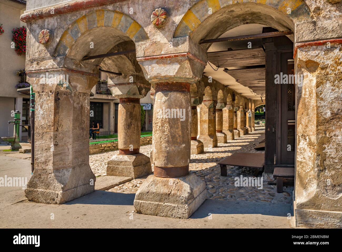 Detail of Suleimania Mosque aka Sarena Mosque in Travnik, Central ...
