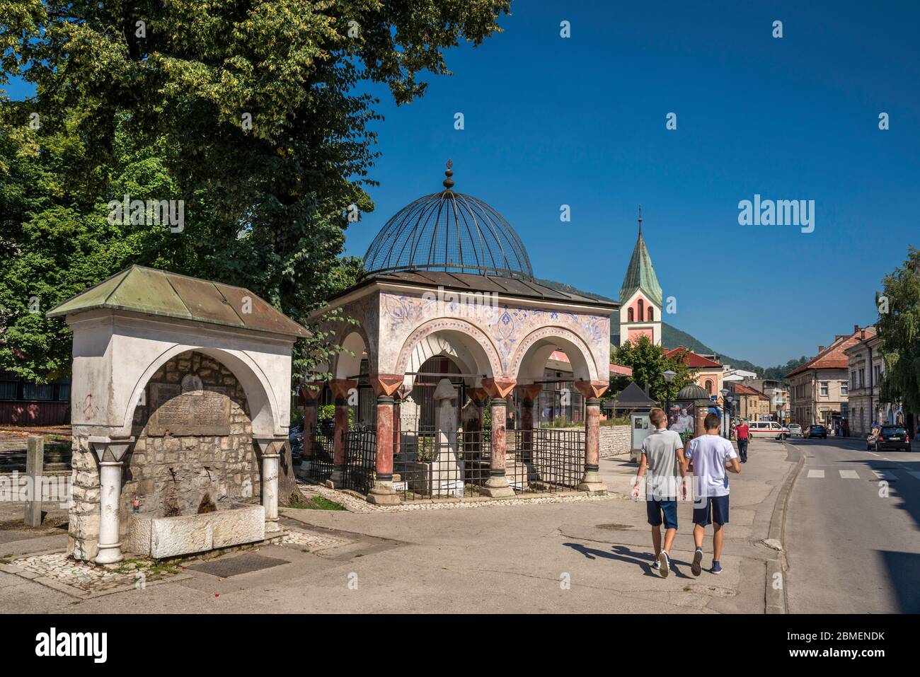 Viziers turbe (grave) in Travnik, Central Bosnia Canton, Bosnia and ...