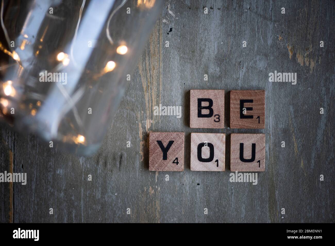 Staged block letters hi-res stock photography and images - Alamy
