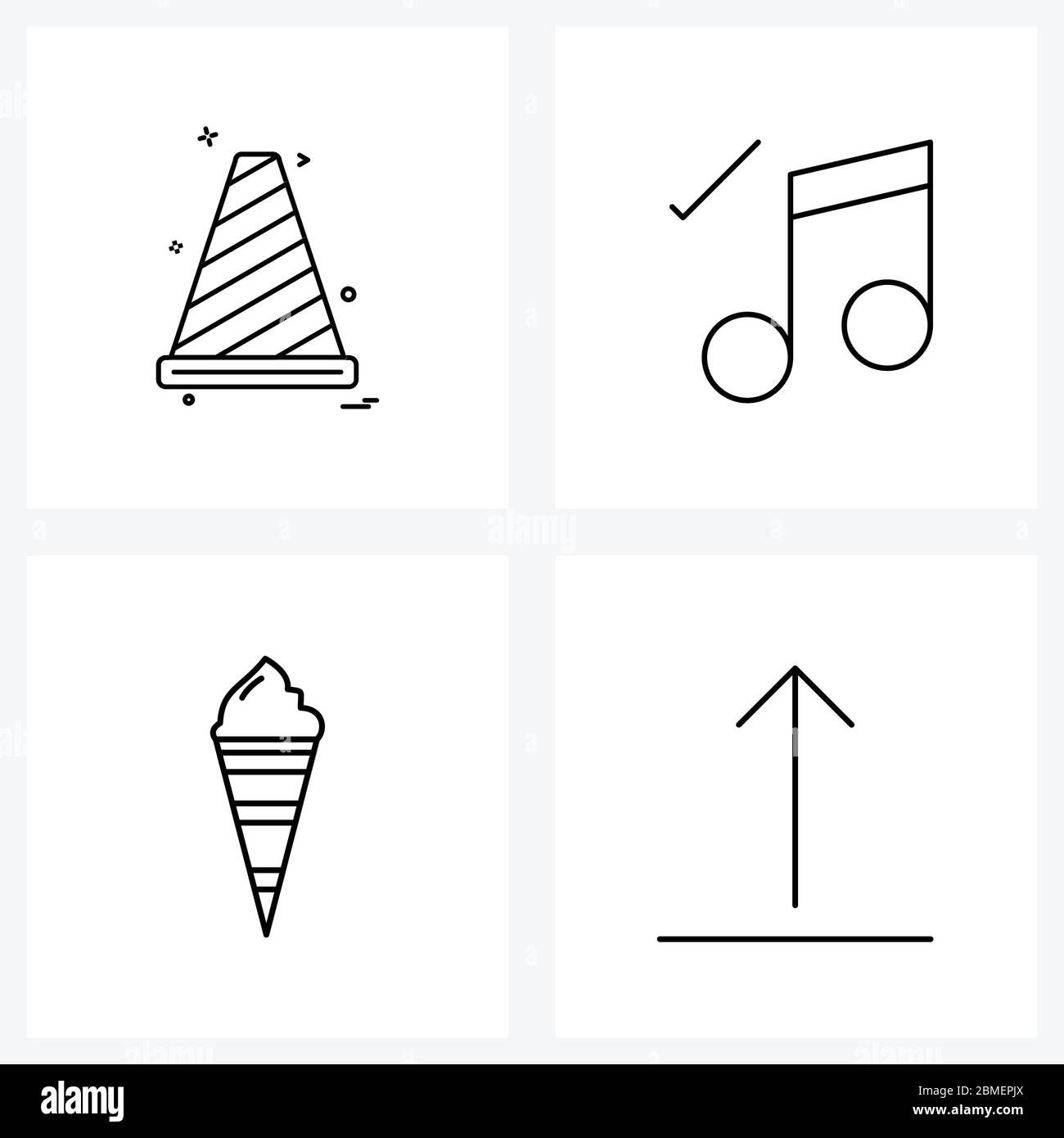 Musical note food Stock Vector Images - Alamy